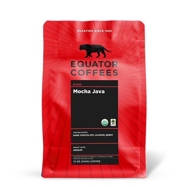 Mocha Java Fair Trade Organic Subscription | Equator | Beanz