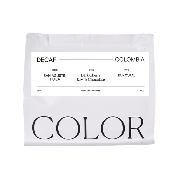 Decaf Colombia San Agustin Subscription | Color | Beanz